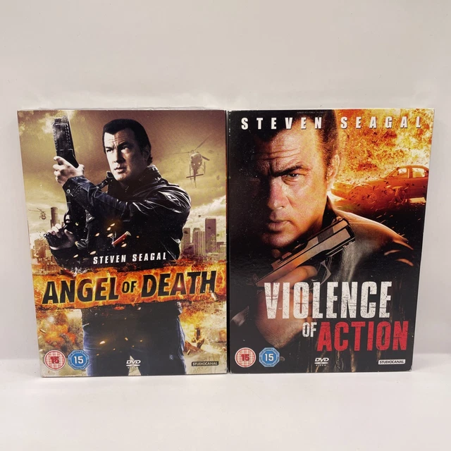2 X STEVEN Seagal Movies Angel Of Death / Violence of Action DVDs - New ...