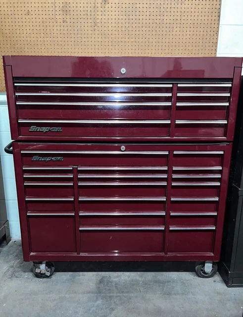 SNAP ON KRL master series tool box chest plus hutch upper and side ...