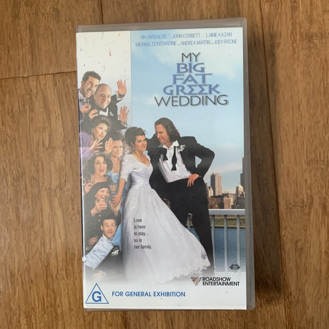 MY BIG FAT Greek Wedding VHS Movie Tape Comedy G Roadshow Entertainment ...