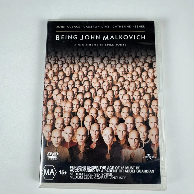 BEING JOHN MALKOVICH (DVD 1999) John Cusack Cameron Diaz John Malkovich ...