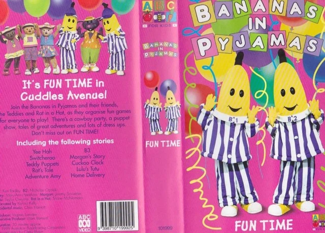 BANANAS IN PYJAMAS Fun Time Vhs Video Pal~ A Rare Find £10.23 - PicClick UK