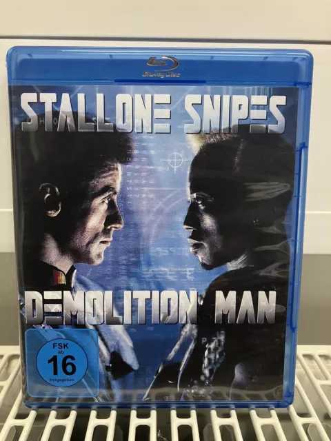 Demolition Man Blu Ray Sylvester Stallone Wesley Snipes Fsk 16 Eur 4 99