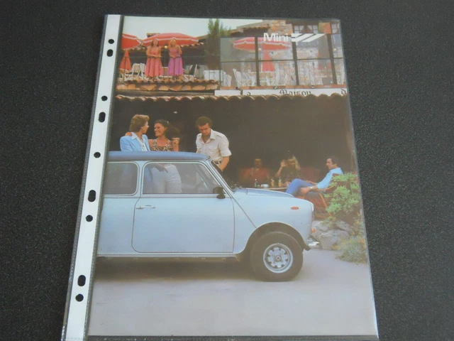 LEYLAND AUSTIN MINI 850 - 1000 - 1100 brochure catalogue documentation ...