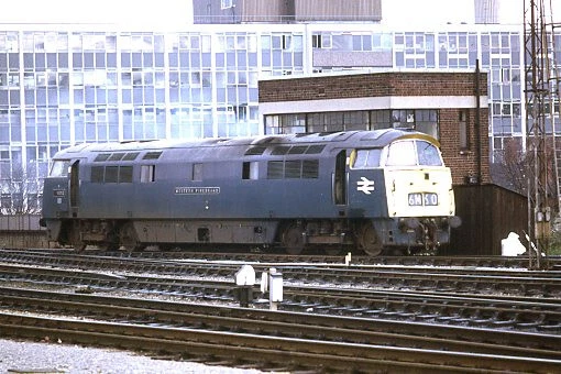ORIGINAL COLOUR SLIDE of D1012 BR class 52 Western diesel hydraulic ...