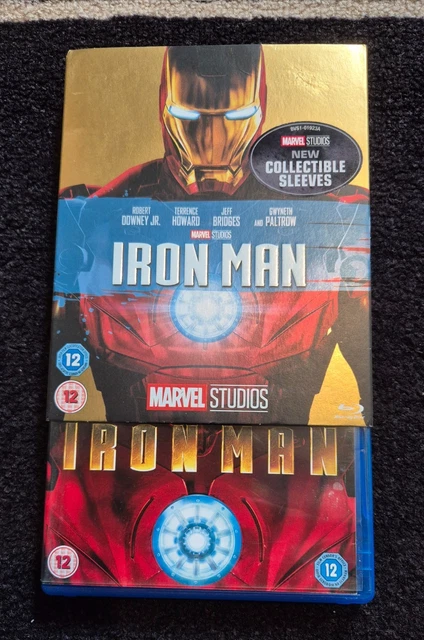 MARVEL: IRON MAN - Robert Downey Jr. Blu-ray, 2008/2017 re-issue MINT ...