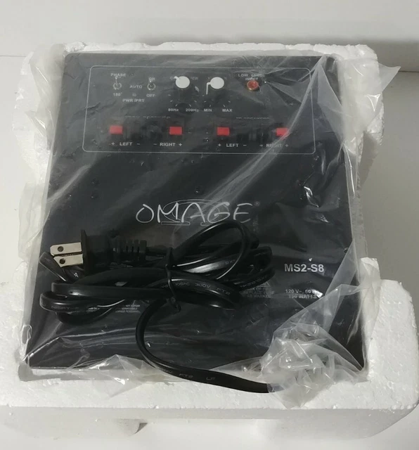 AMPLIFICATEUR OMAGE POUR caisson de basses modèle MS2-s8 série 150w/75w ...
