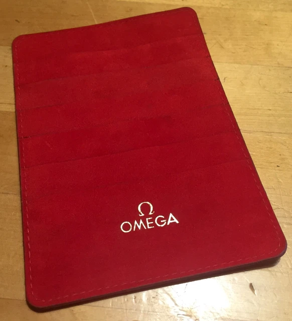 OMEGA CARD CERTIFICATE Document Holder Seamaster Speedmaster ...