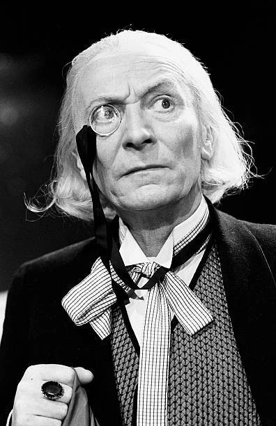 ACTOR WILLIAM HARTNELL - first Doctor - during rehearsals Tele- 1965 ...