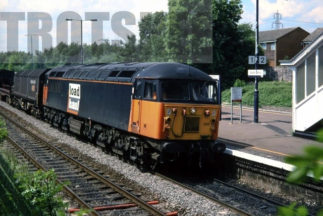35MM SLIDE BR British Rail Diesel Loco 56100 Class 56 Water Orton 1998 ...