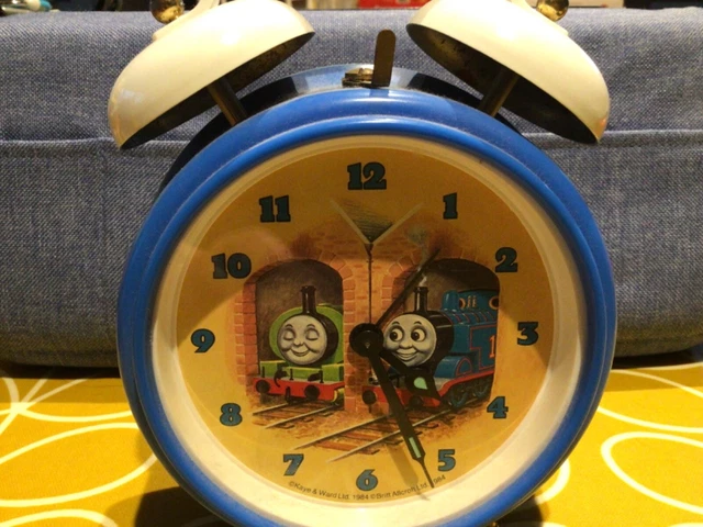 VINTAGE THOMAS THE Tank ENGINE enamel alarm clock £22.00 - PicClick UK