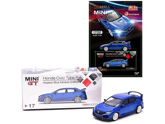 HONDA CIVIC TYPE R (fk8) with Modulo Kit - 2017 - aegean blue - Mini GT ...