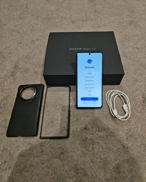 HONOR MAGIC V3 5G 512GB+12GB Ram AI 9.2mm Dual Sim Unlocked Black £527. ...