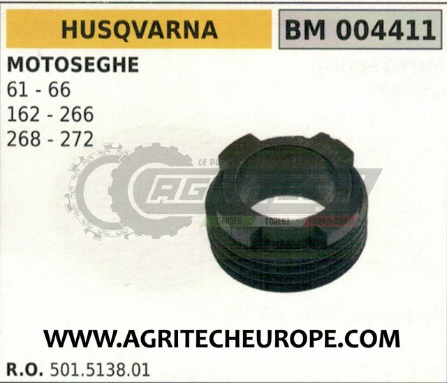 501513801 VIS SANS Fin Escargot Pompe Huile Scie à Chaîne Husqvarna 266 ...