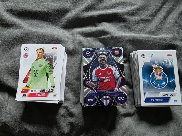TOPPS MATCH ATTAX 2025/26 Card Bundle *No duplicates* Job Lot 290 ...