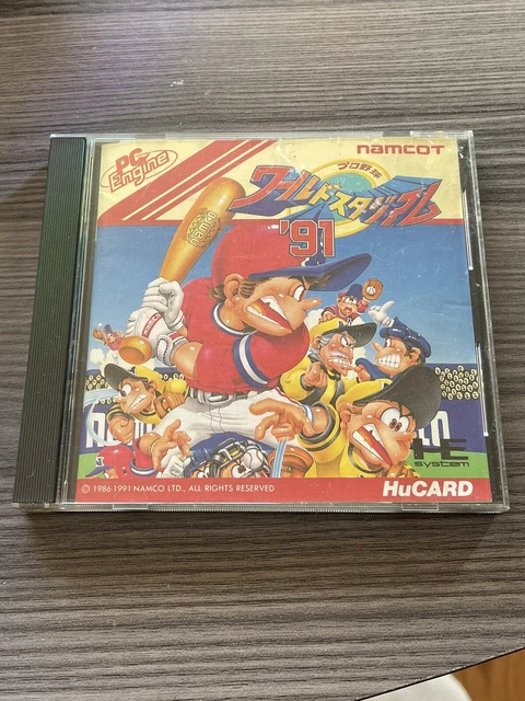 WORLD STADIUM 91 NEC PC Engine HU Card Japanese Version CIB Tested ...