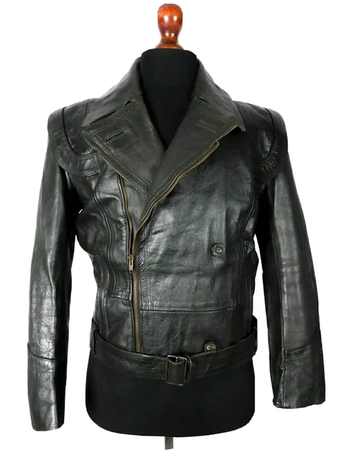 VINTAGE WW2 GERMAN Leather Luftwaffe Jacket 38 Small £210.00 - PicClick UK