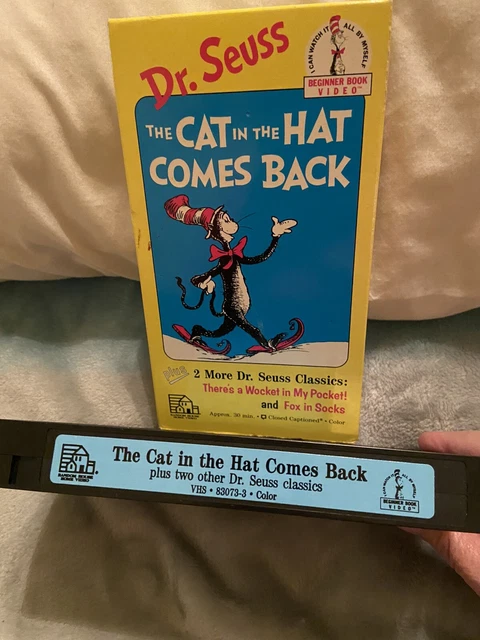 THE CAT IN THE HAT COMES BACK Dr. Seuss Beginner Book Video VHS Tape ...