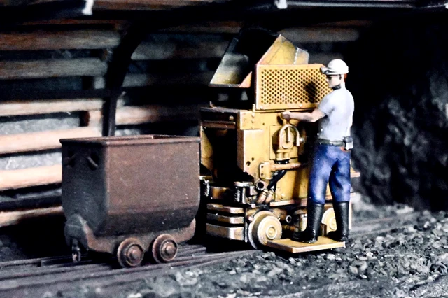 STRECKENVORTRIEB SET LWS160 DDR Wismut Uran Bergbau H0 1:87 Bausatz 3D ...