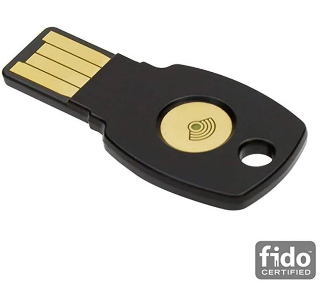 MULTI-FACTOR AUTHENTICATION SECURITY Key, FREE SHIP CANADA Feitian NFC ...