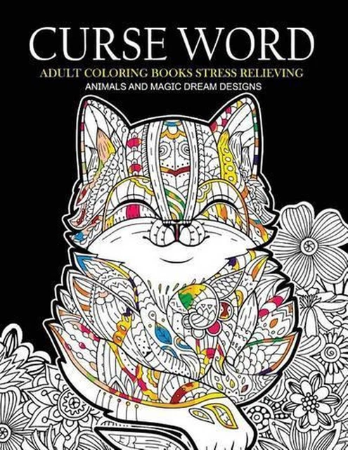 CURSE WORD ADULTS Coloring Books: Animals and Magic Dream Design ...