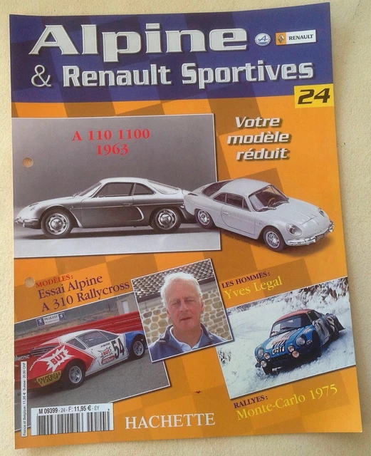 FASCICULE N° 24 Alpine A 110 1100 1963 EUR 2,90 - PicClick ES