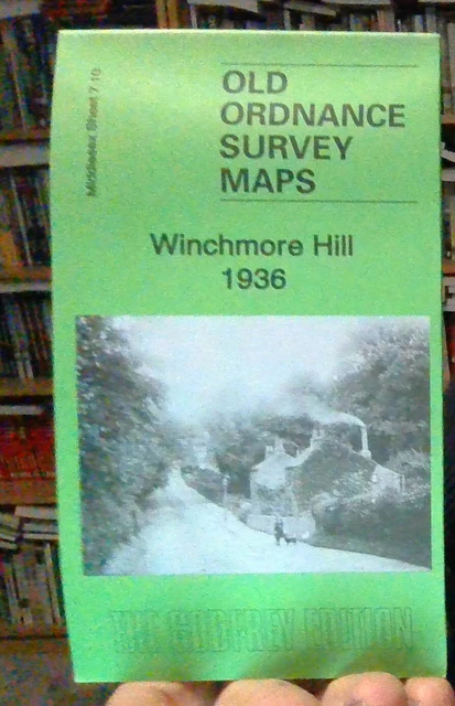 MAP OF WINCHMORE Hill 1936: Middlesex Sheet 7.10b by Pamela Taylor NEW ...