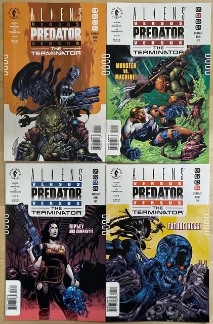ALIENS VS PREDATOR VS THE TERMINATOR #1-4 Dark Horse Comics (2000) EUR ...