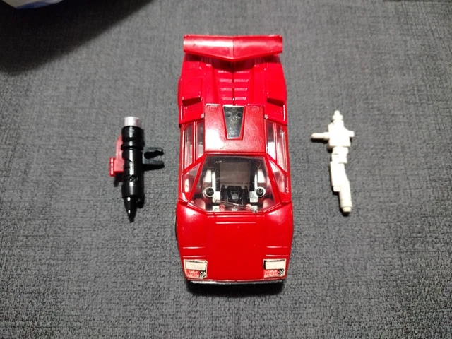 TRANSFORMERS G1 COUNTACH Sideswipe Takara Diaclone Trasformer GIG Robot ...