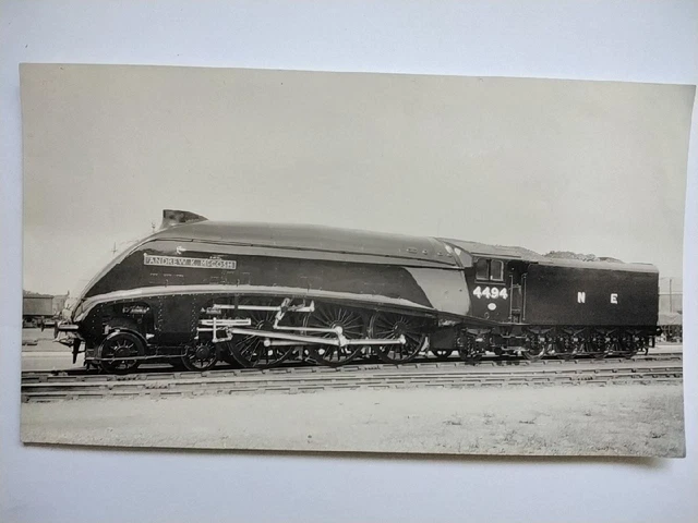 BRITISH RAILWAYS PUBLICITY Photograph LNER A4 4494 Andrew K McCosh £3. ...