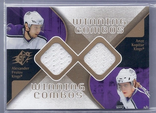 2007/08 SPX ALEXANDER Frolov Anze Kopitar WC double maillot EUR 6,65 ...
