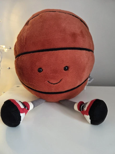 JELLYCAT AMUSABLES SPORT Basketball Large Sold Out Plush Toy Excellent ...