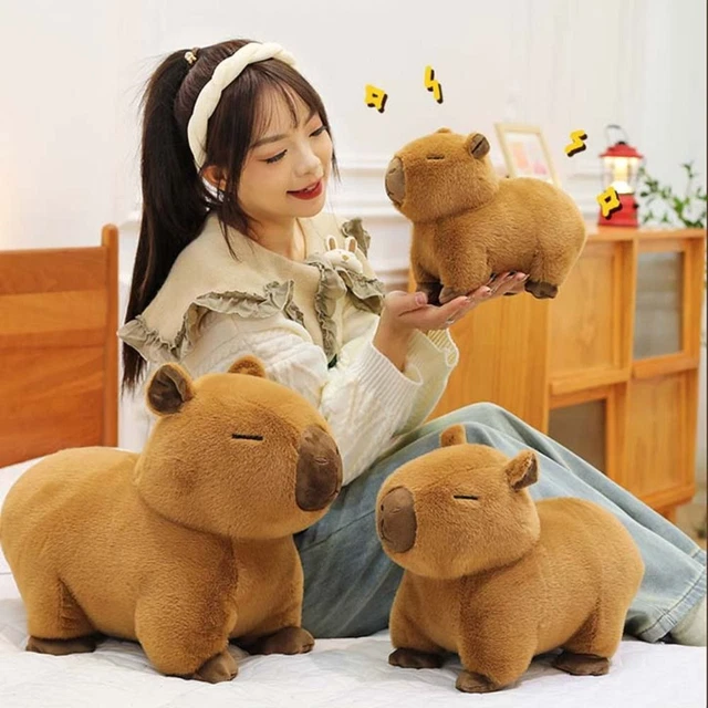 SOFT CAPYBARA PLUSH Doll Fluffy Capibara Anime Fluffty Toy Birthday ...