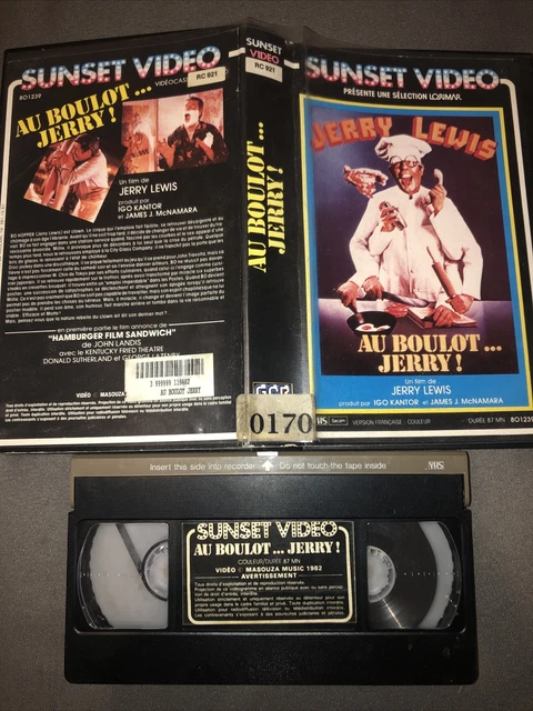RARE 1982 LORIMAR Comed VHS Video Cassette K7 AT WORK JERRY LEWIS Sunsette Video £50.29 ...