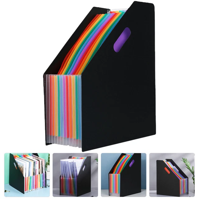 RACK DE STOCKAGE Fichiers Dossier Pack Orgue Pochette Plastique A4 ...