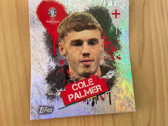 TOPPS EURO 2024 Sticker Cole Palmer Artist Foil ENG 3 England £3.50 ...