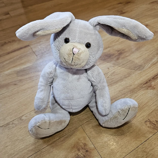 VINTAGE KEEL BROWN Bunny Rabbit Soft Toy Plush Comforter Lapin Easter ...