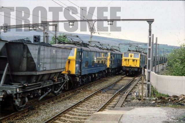 35MM SLIDE BR British Railway Electric Loco Class 76 76025 Dinting 1979 ...