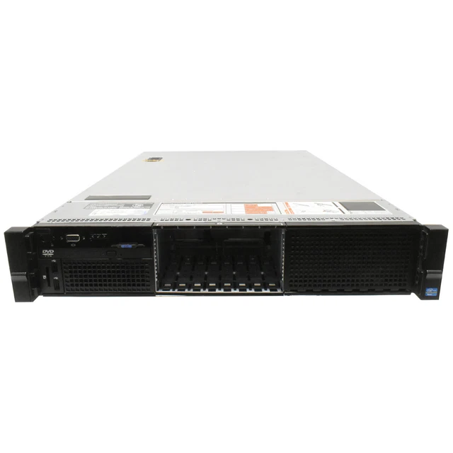 DELL POWEREDGE R720 Server 2U H710 mini 2xE5-2680 V2 GHz CPU 128GB RAM ...