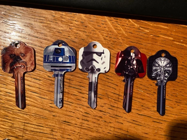 5 X DOUBLED sided R2D2 and CP30 Star Wars key blanks £9.73 - PicClick UK
