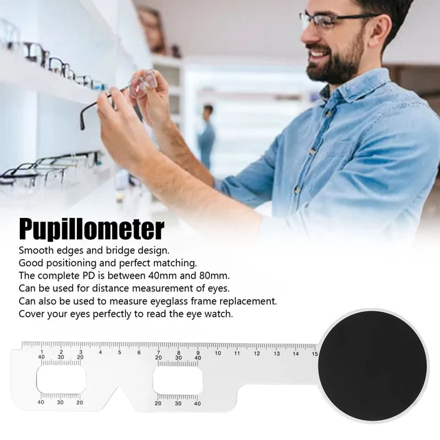 5PCS PD RULER Pupil Distance Meter Pupillometer Plastic PD Measurement ...