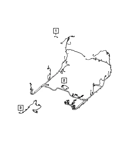 GENUINE MOPAR JUMPER Wiring 52112344AD $37.89 - PicClick CA
