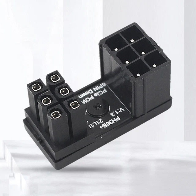 TURN CONNECTOR 8 Pin GPU PCIe 6 Pin for PC Computer Graphics Card ...