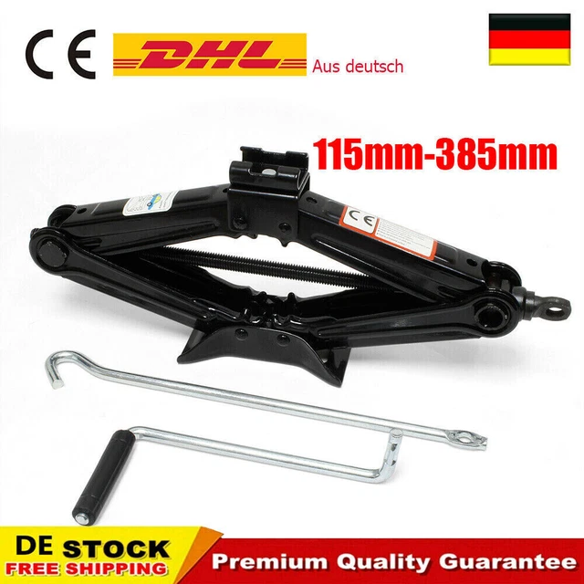 SCHERENWAGENHEBER AUTO WAGENHEBER UltraLift 2T mit Handkurbel Für PKW/SUV/MPV CE EUR 21,98 ...