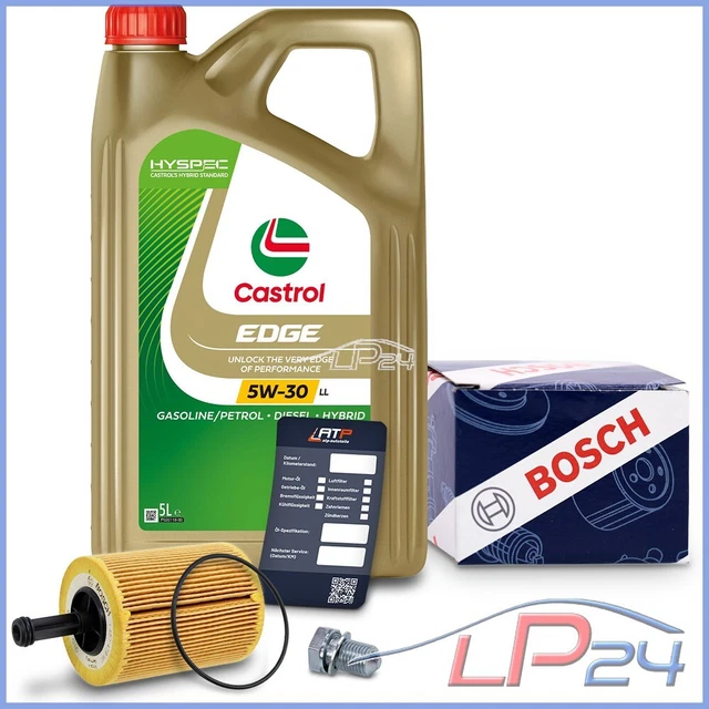 BOSCH FILTRE HUILE+5L Castrol Edge Fst 5W-30 Ll Pour Vw Transporter 2.8 1.9 2.5 EUR 77,79 ...