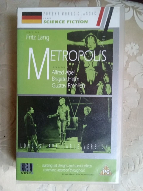 METROPOLIS VHS [EUREKA] 1992 Fritz Lang Long Version £8.00 - PicClick UK