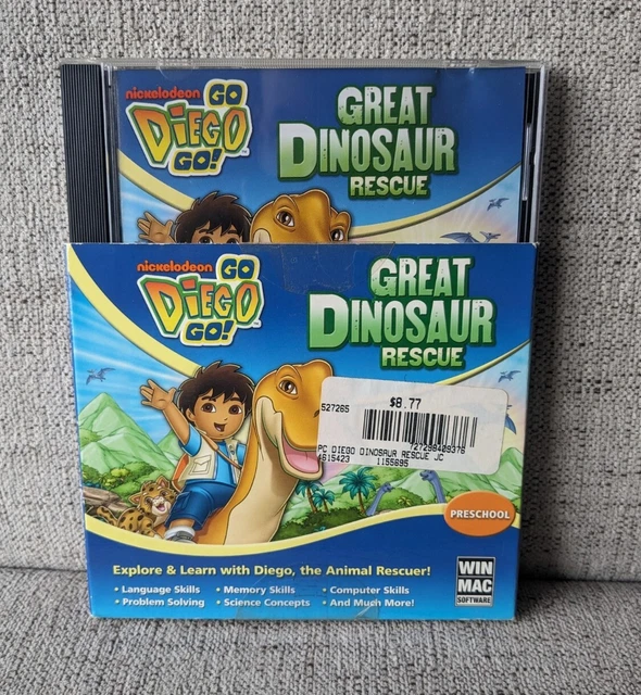 NICKELODEON: GO DIEGO Go! Great Dinosaur Rescue | (2010, PC) CD-ROM ...
