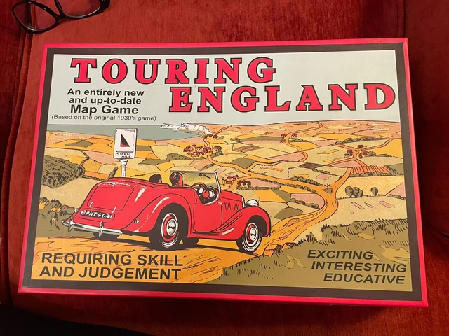 TOURING ENGLAND 1930S Map Board Game £5.99 - PicClick UK