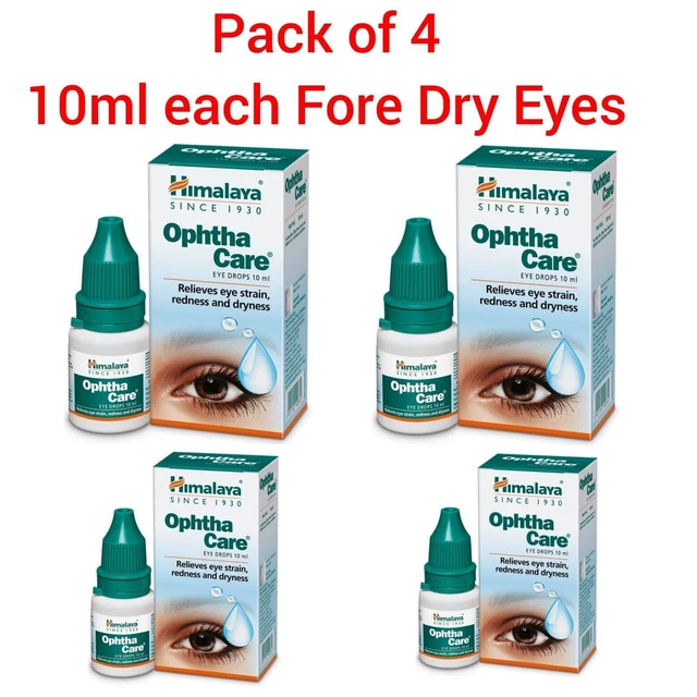 OPHTHACARE EYE DROPS Pack of 4 psc (10 ml each) £24.97 - PicClick UK