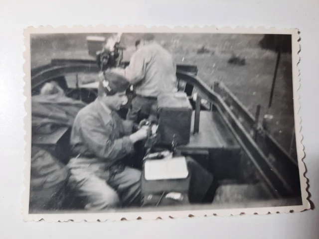 FOTO WEHRMACHT, LUFTWAFFE, Kriegsmarine, Funken, Funkwagen 2.Weltkrieg ...