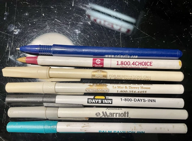 JOB LOT 7 Pen 90s HOTEL Days Inn Trip BestWestern KeyWest Clarion ...